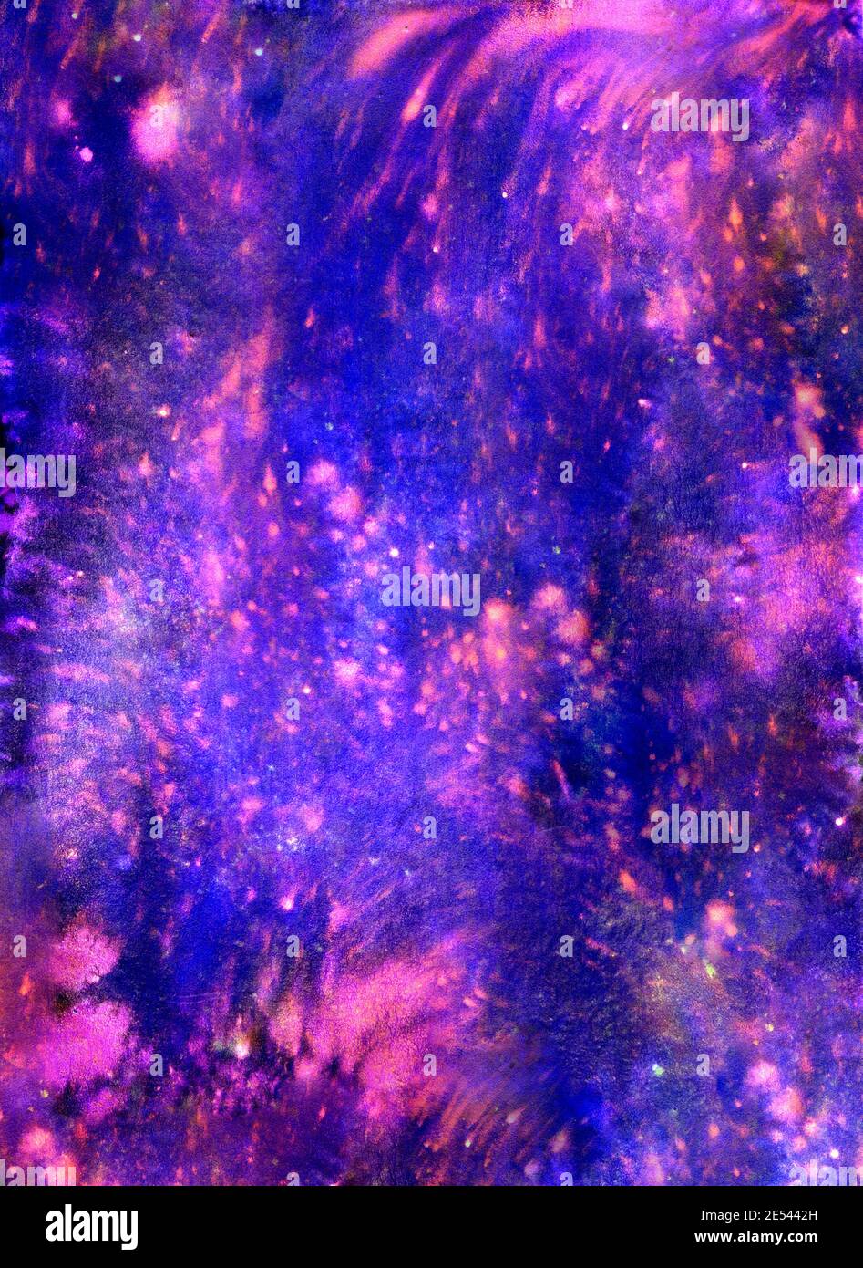 Magic watercolor background, multicolored texture, hand drawing Stock ...