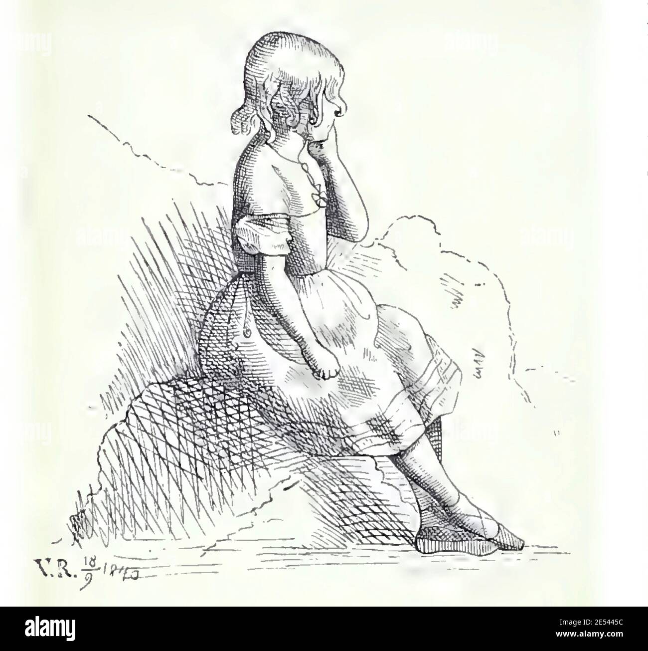 Queen victoria sketch hi-res stock photography and images - Alamy