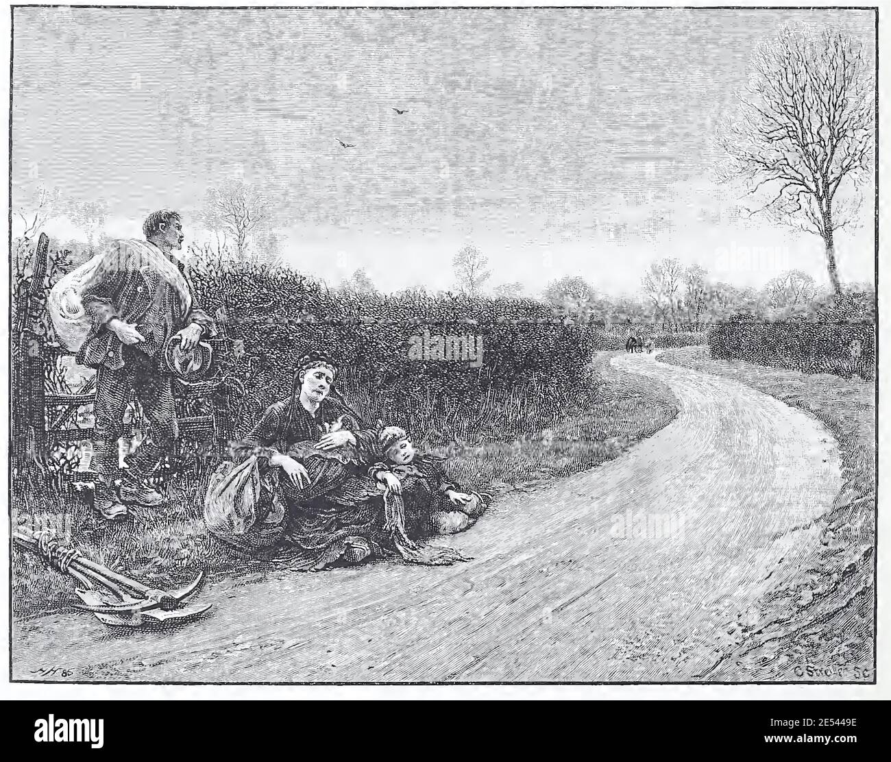 Hubert von Herkomer image - Hard Times Stock Photo - Alamy