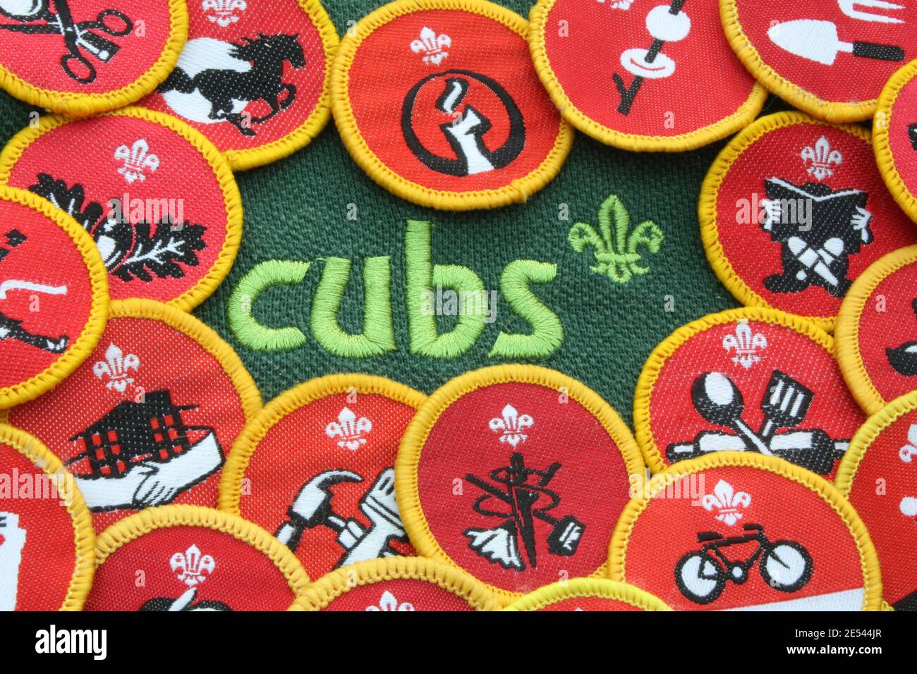 A Collection of Cub Scout Activity Badges Stock Photo - Alamy