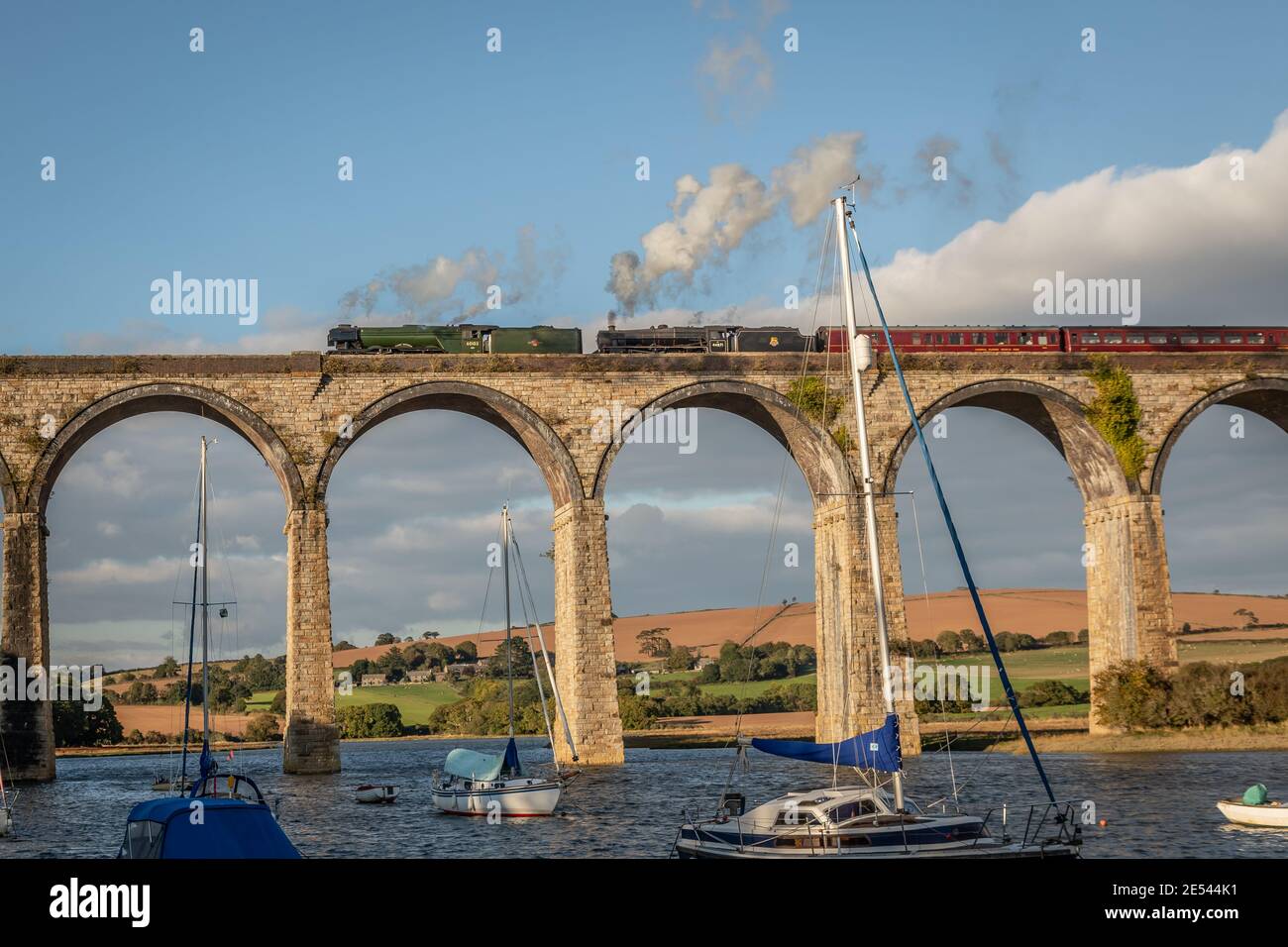 BR 'A3' 4-6-2 No. 60103 'Flying Scotsman' and BR '5MT' 4-6-0 No. 44871 ...