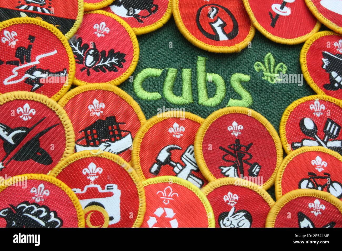 A Collection of Cub Scout Activity Badges Stock Photo - Alamy