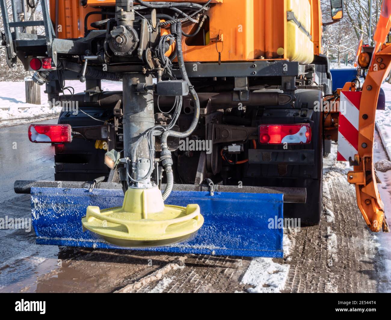Construction site in mountains winter hi-res stock photography and ...