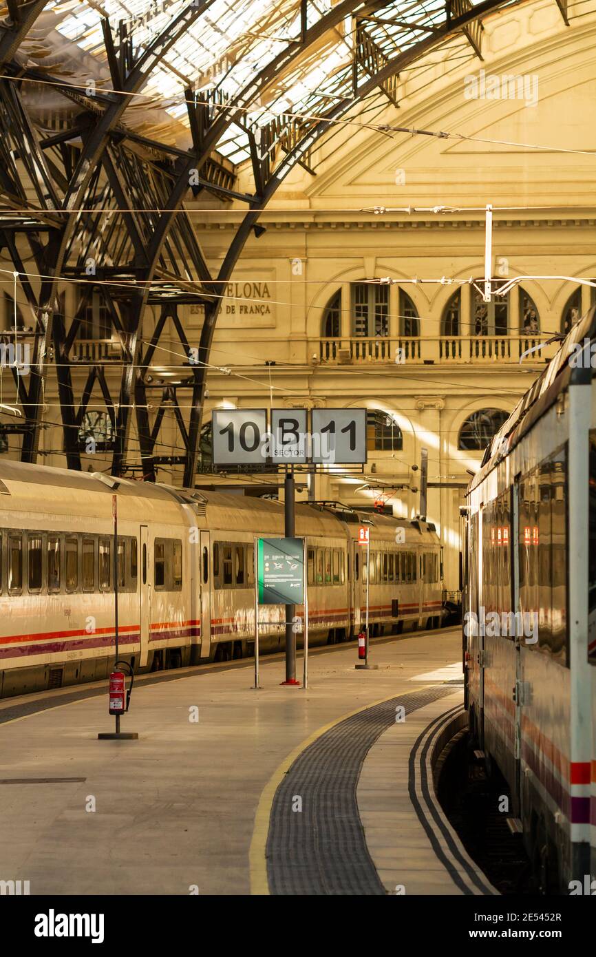 Vertical shot train parked hi-res stock photography and images - Alamy