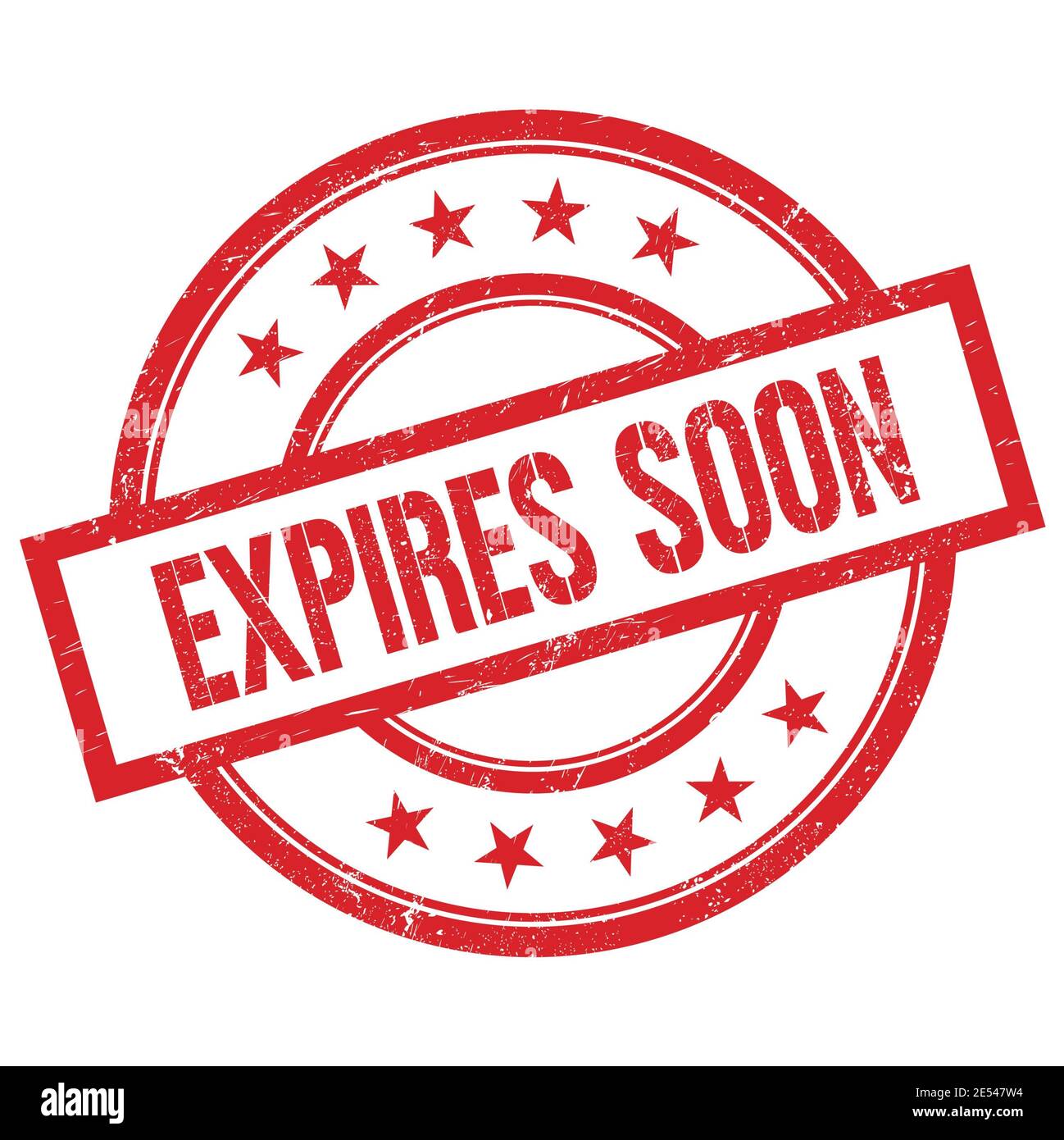 EXPIRES SOON text written on red round vintage rubber stamp Stock Photo ...