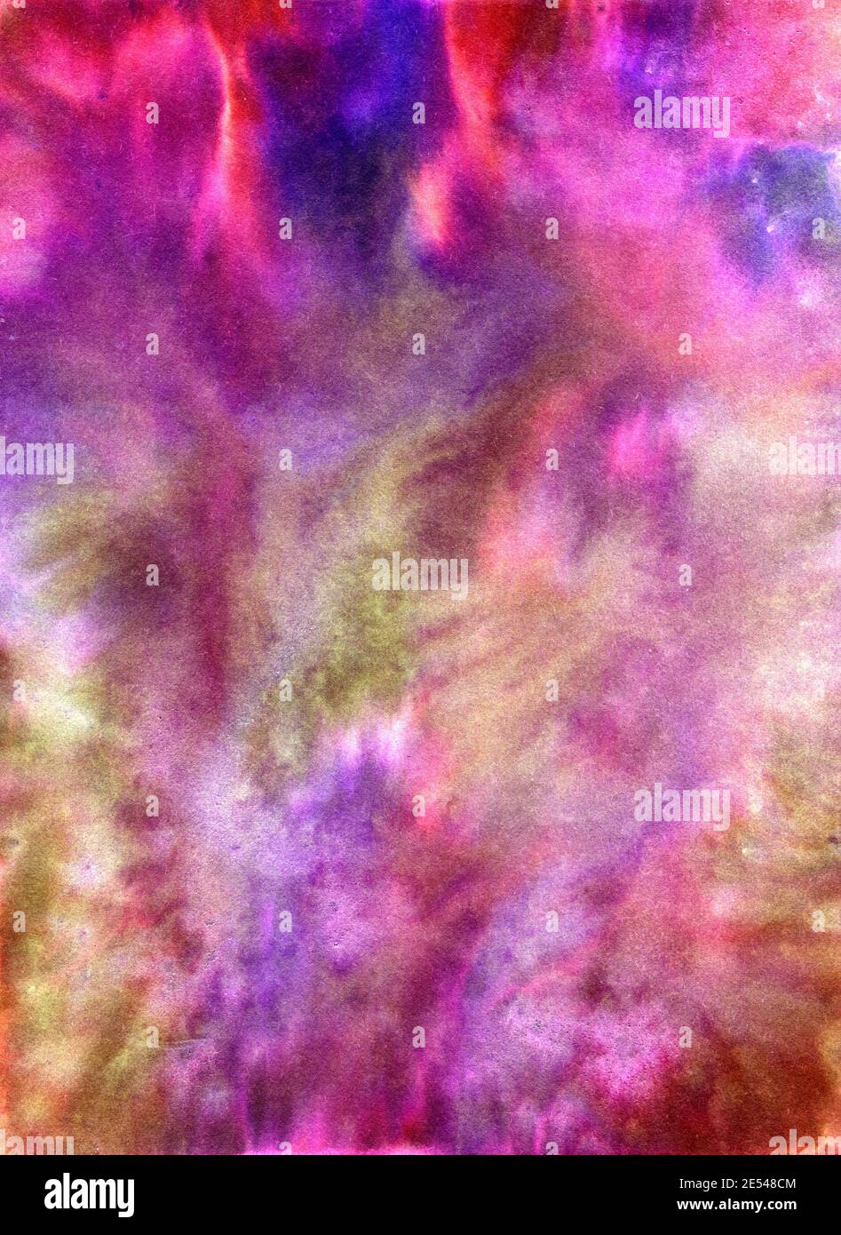 Magic watercolor background, multicolored texture, hand drawing Stock ...