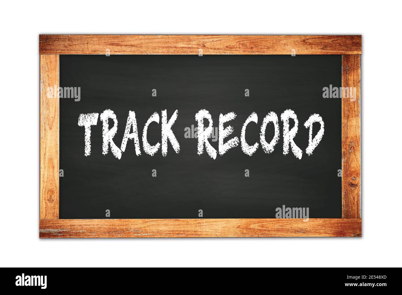 Track record text Cut Out Stock Images & Pictures - Alamy