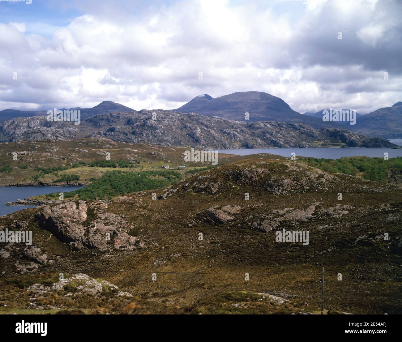 Loch Torridon and Ben Aligin Stock Photo - Alamy