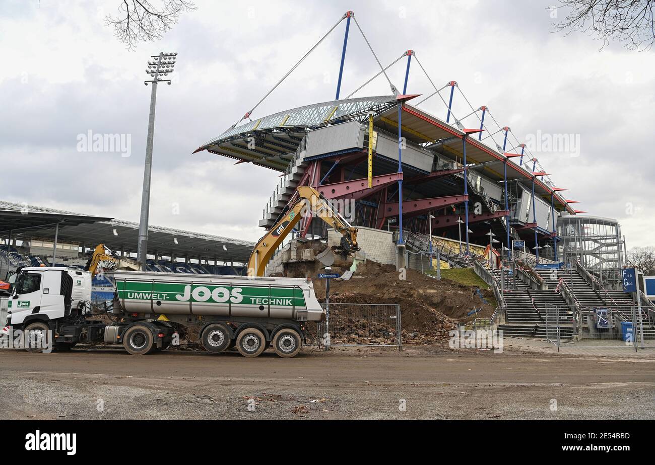 Football stadium demolition hi-res stock photography and images - Alamy