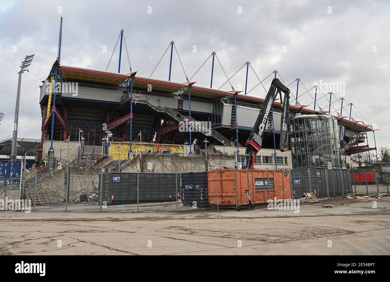 Football stadium demolition hi-res stock photography and images - Alamy