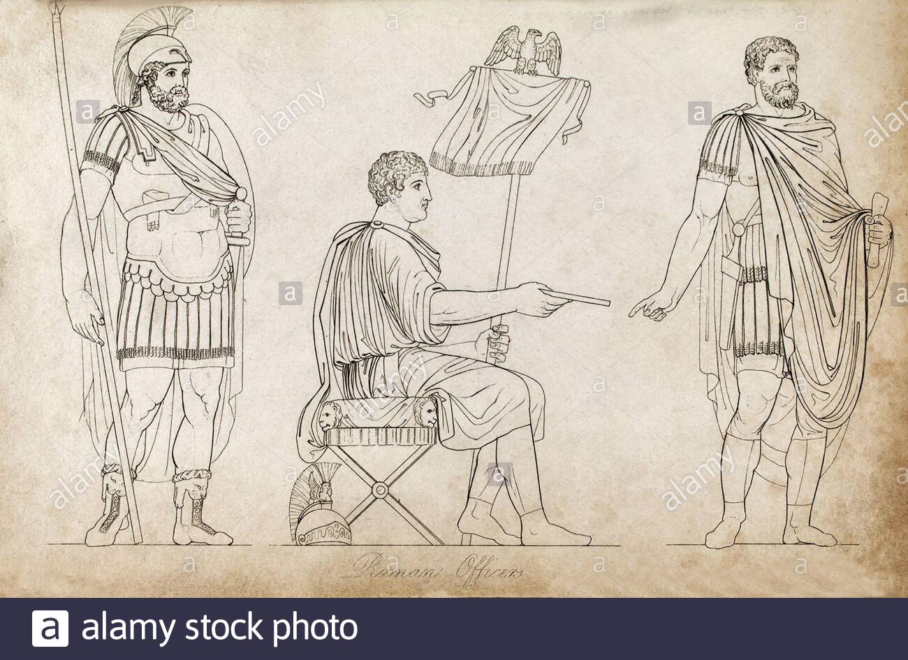 Roman centurion illustration hi-res stock photography and images - Alamy