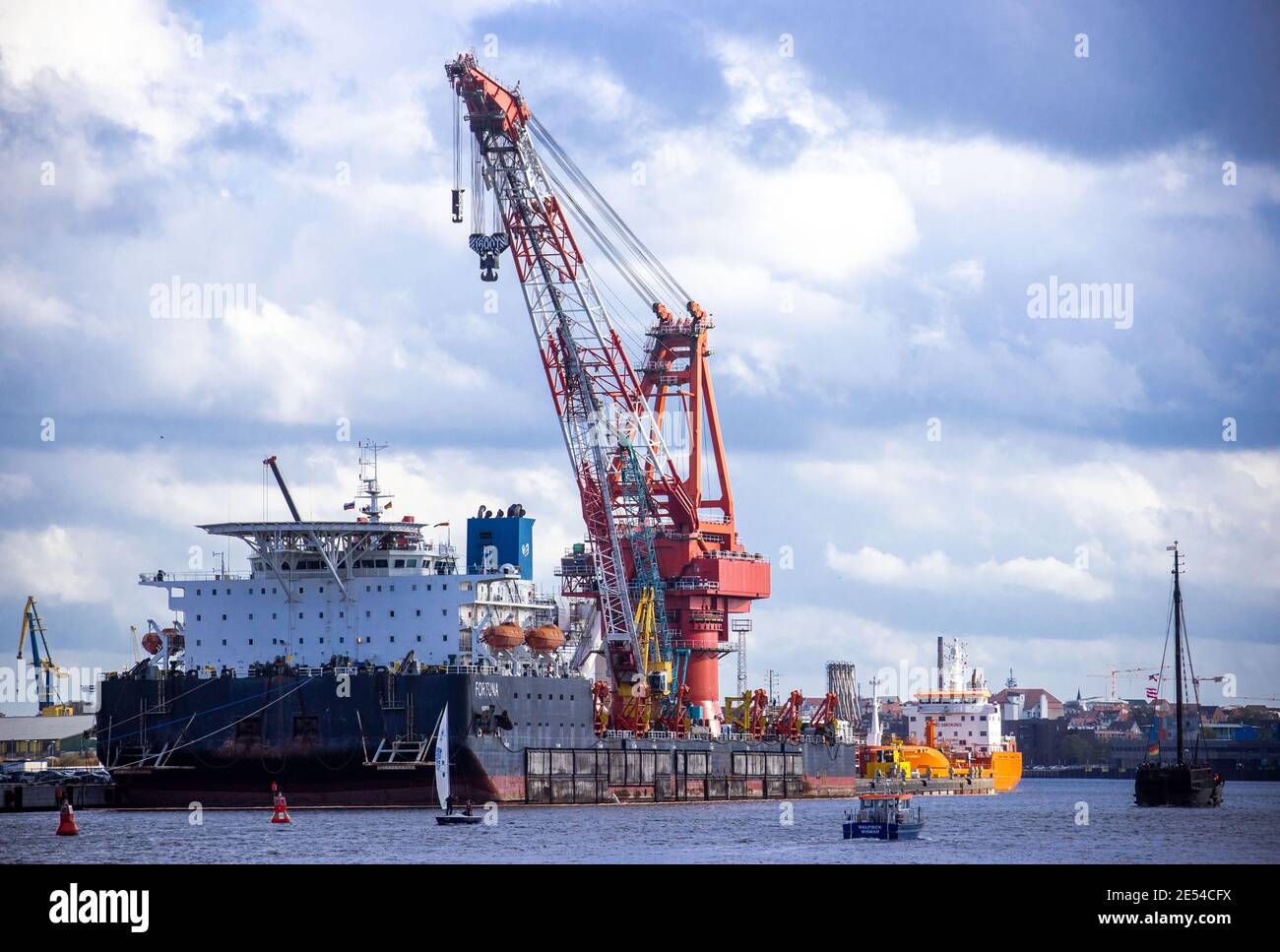 27 October 2020, Mecklenburg-Western Pomerania, Wismar: The Russian ...