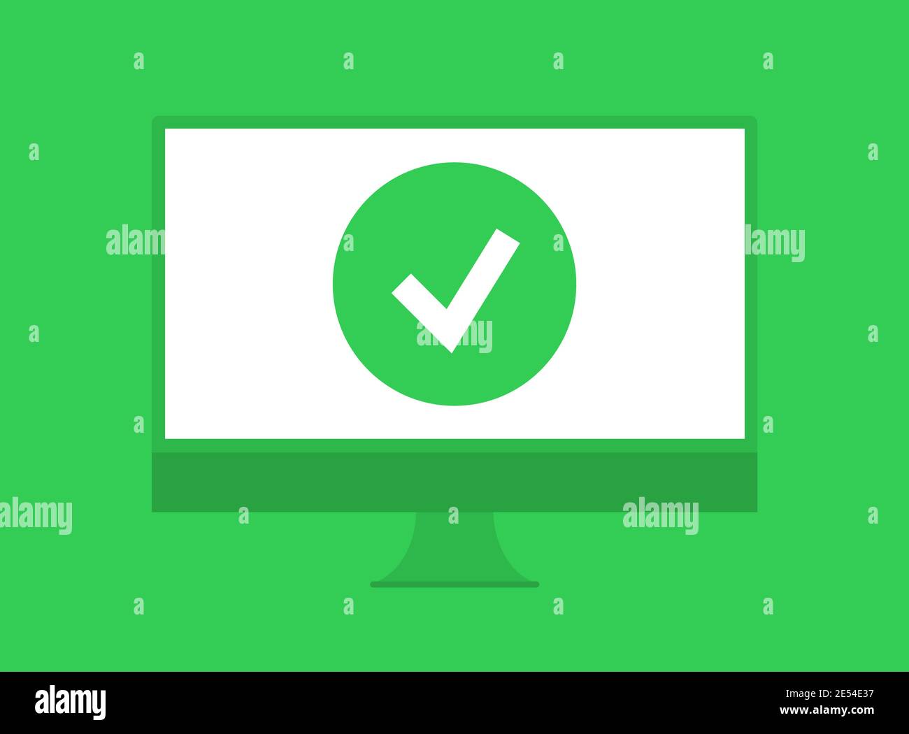 The icon of a completed task. The verified notebook symbol. Completed ...