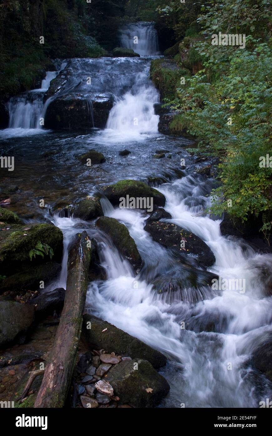 Waterfall watersmeet devon uk hi-res stock photography and images - Alamy