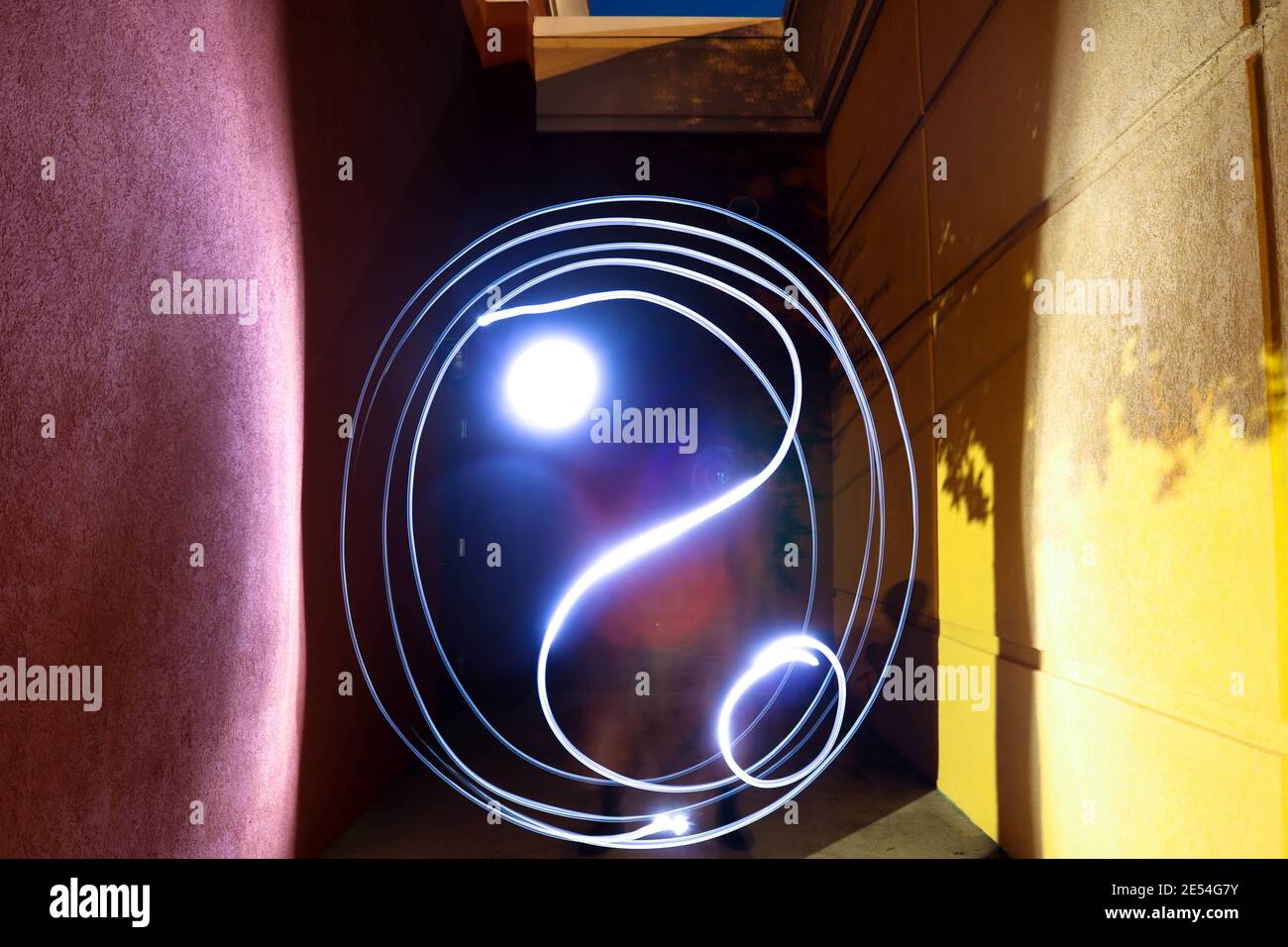Yin Yang Long Exposure Stock Photo - Alamy