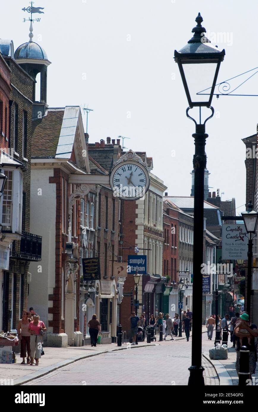 The High Street, Rochester, Kent, England | NONE | Stock Photo - Alamy