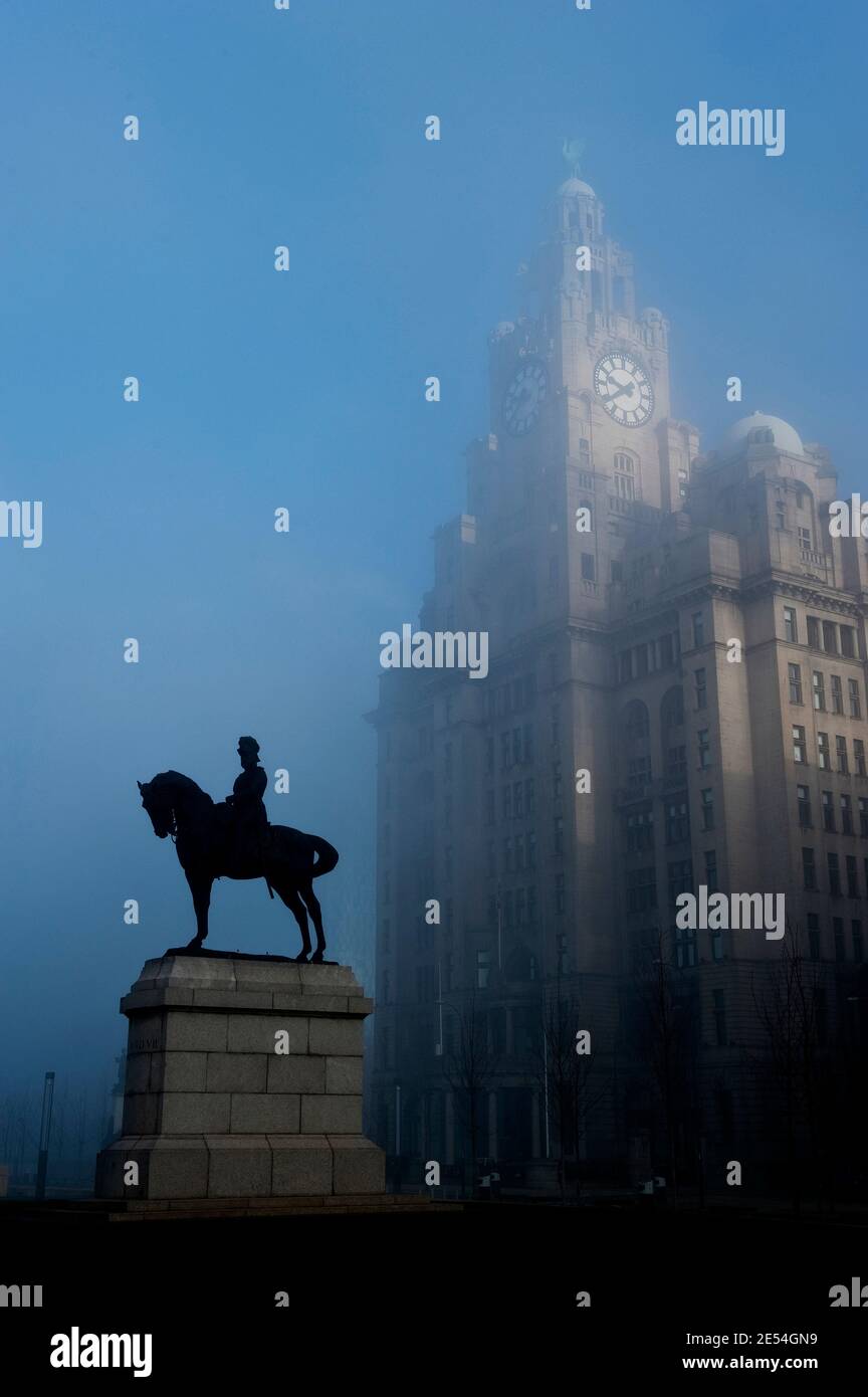 Equestrian Statue Of King Edward Vii High Resolution Stock Photography ...