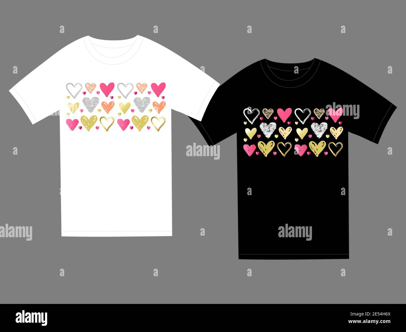 Colored shirt pattern Stock Vector Images - Alamy