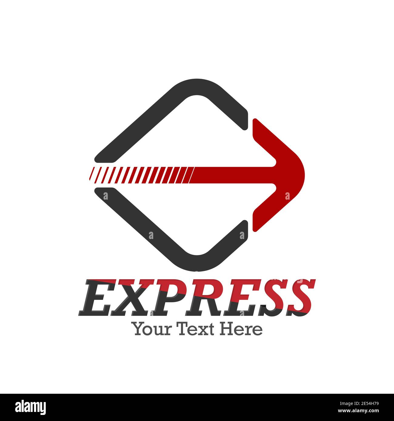 Business logo with the inscription EXPRESS. Flat style Stock Vector ...