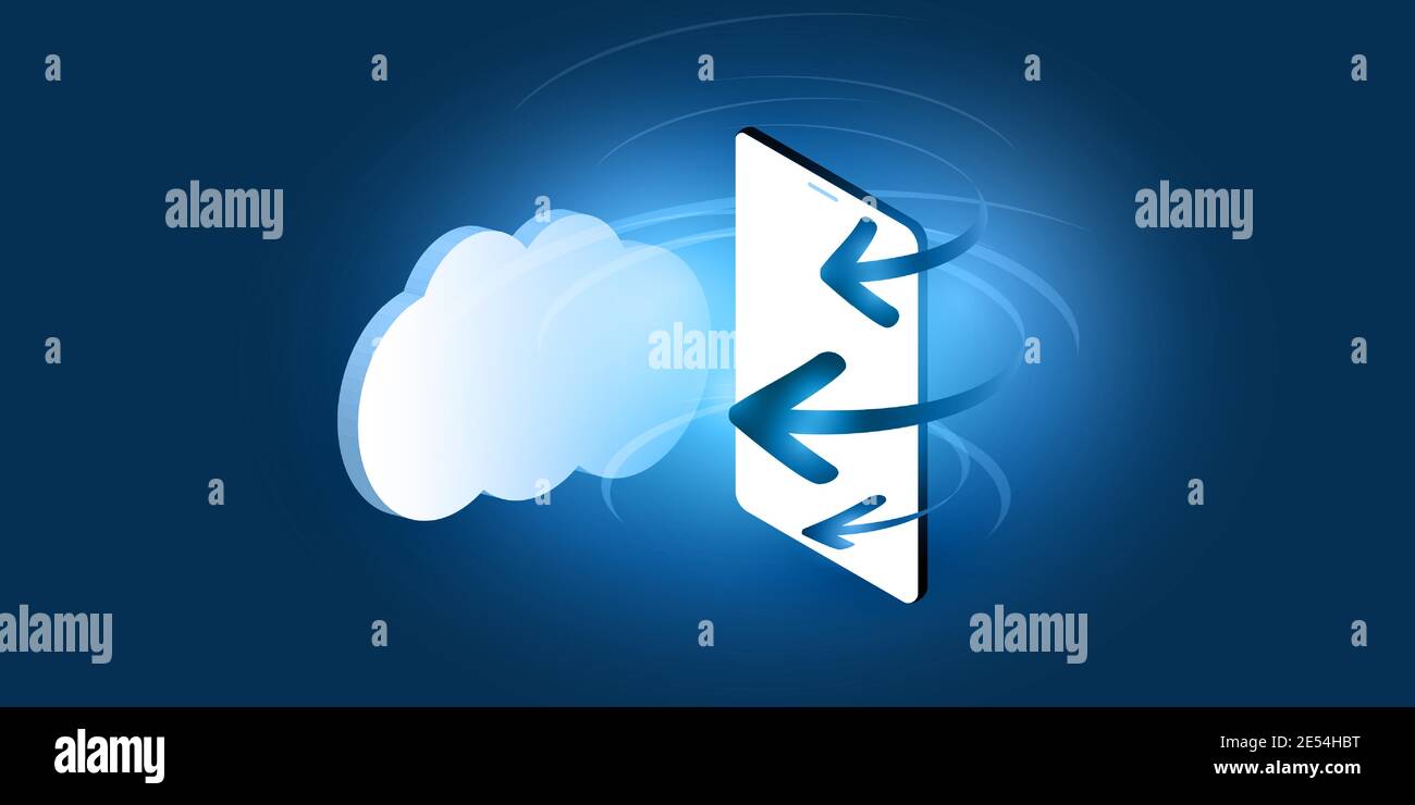 Futuristic Cloud Computing, Network Design Concept - Digital ... Futuristic Cloud Computing, Network Design Concept - Digital ...