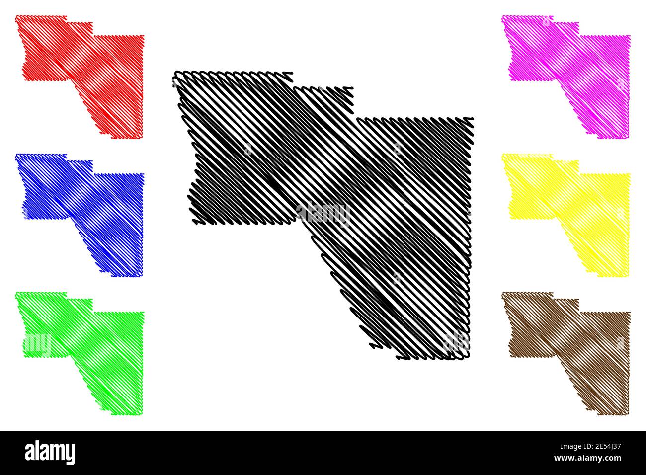 Harding map Stock Vector Images - Alamy