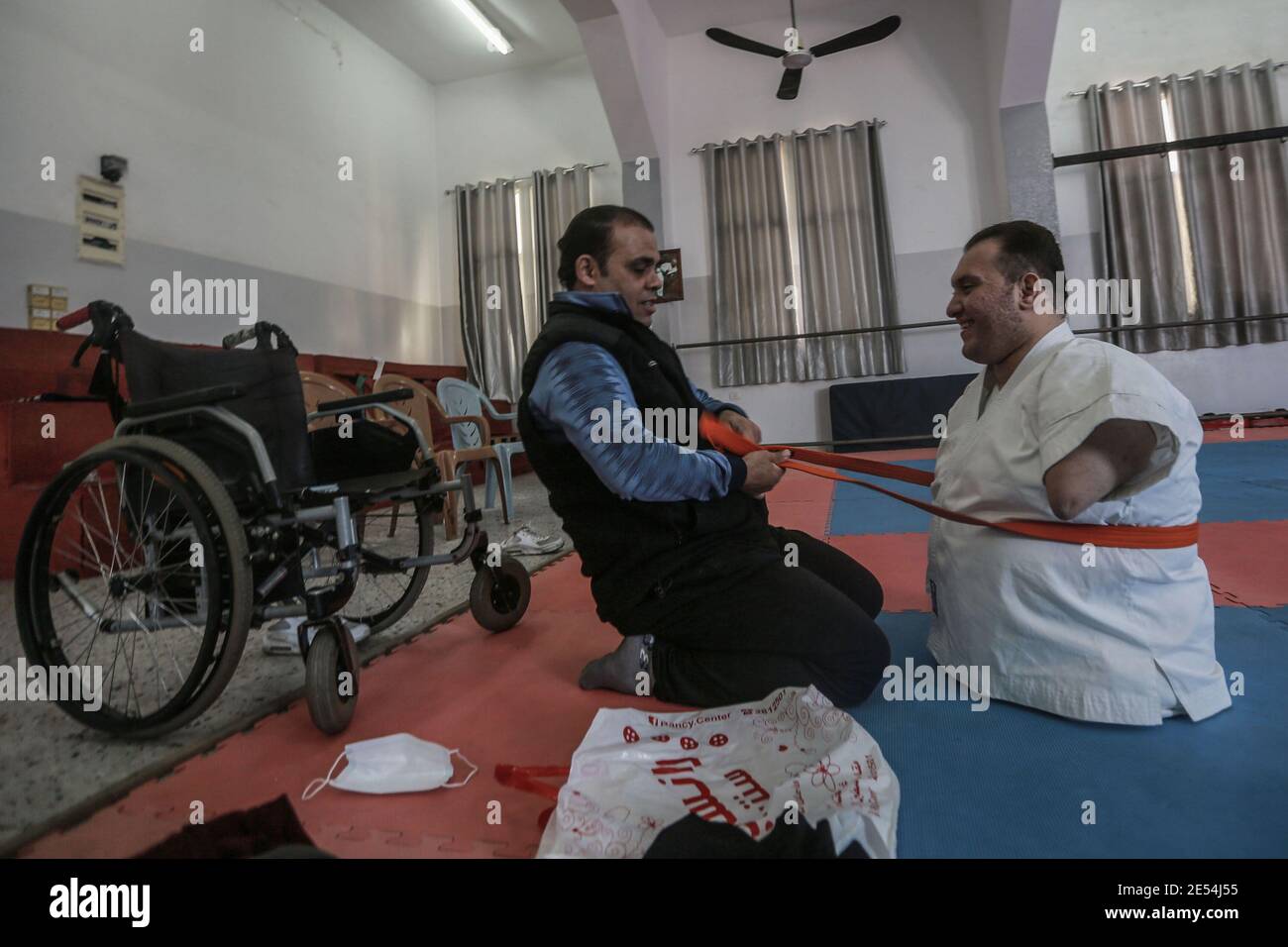 25 January 2021, Palestinian Territories, Gaza City: A picture made ...