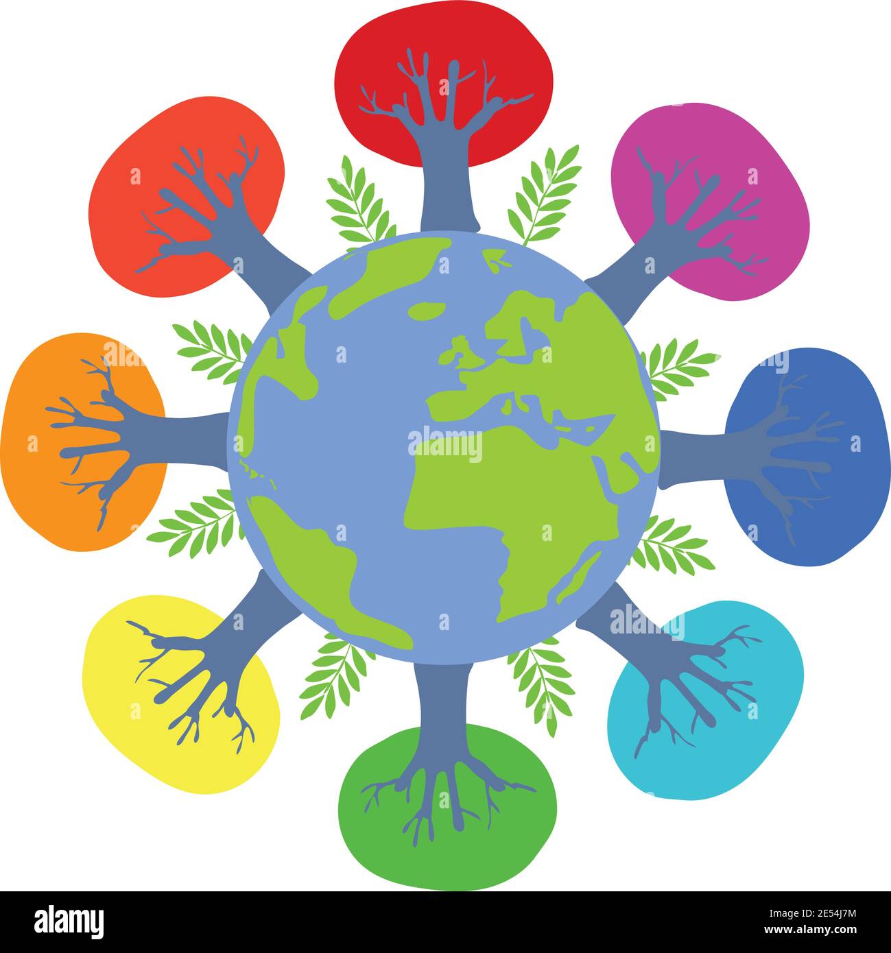 Save trees logo hi-res stock photography and images - Alamy