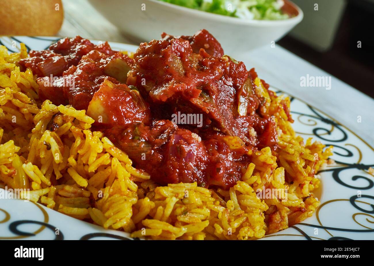 Machboos laham - national dish of Kuwait, machboos laham combines ...