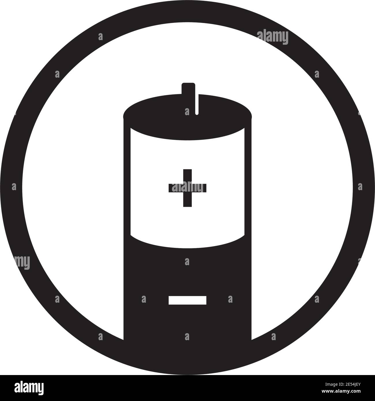 Battery icon logo design vector template Stock Vector Image & Art - Alamy