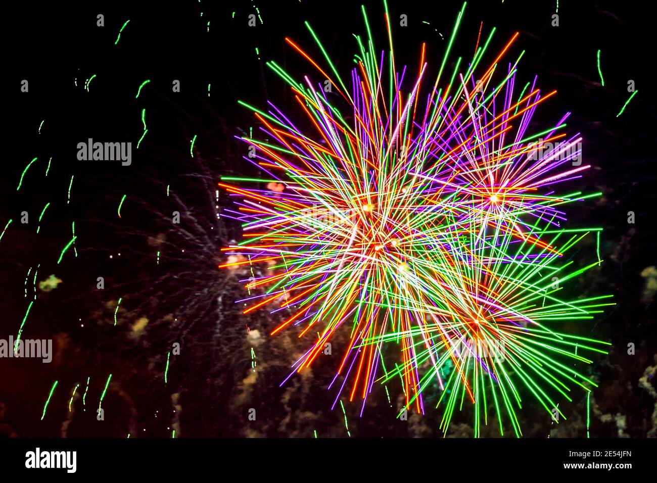Multicolored firecrackers hi-res stock photography and images - Alamy