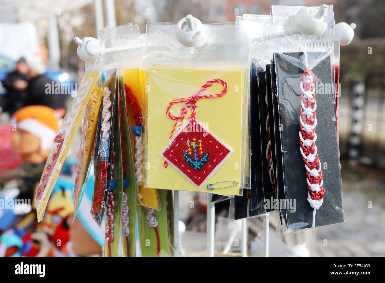 Martenitsa or martisor for March 1 ( Baba Marta day) are selling at ...