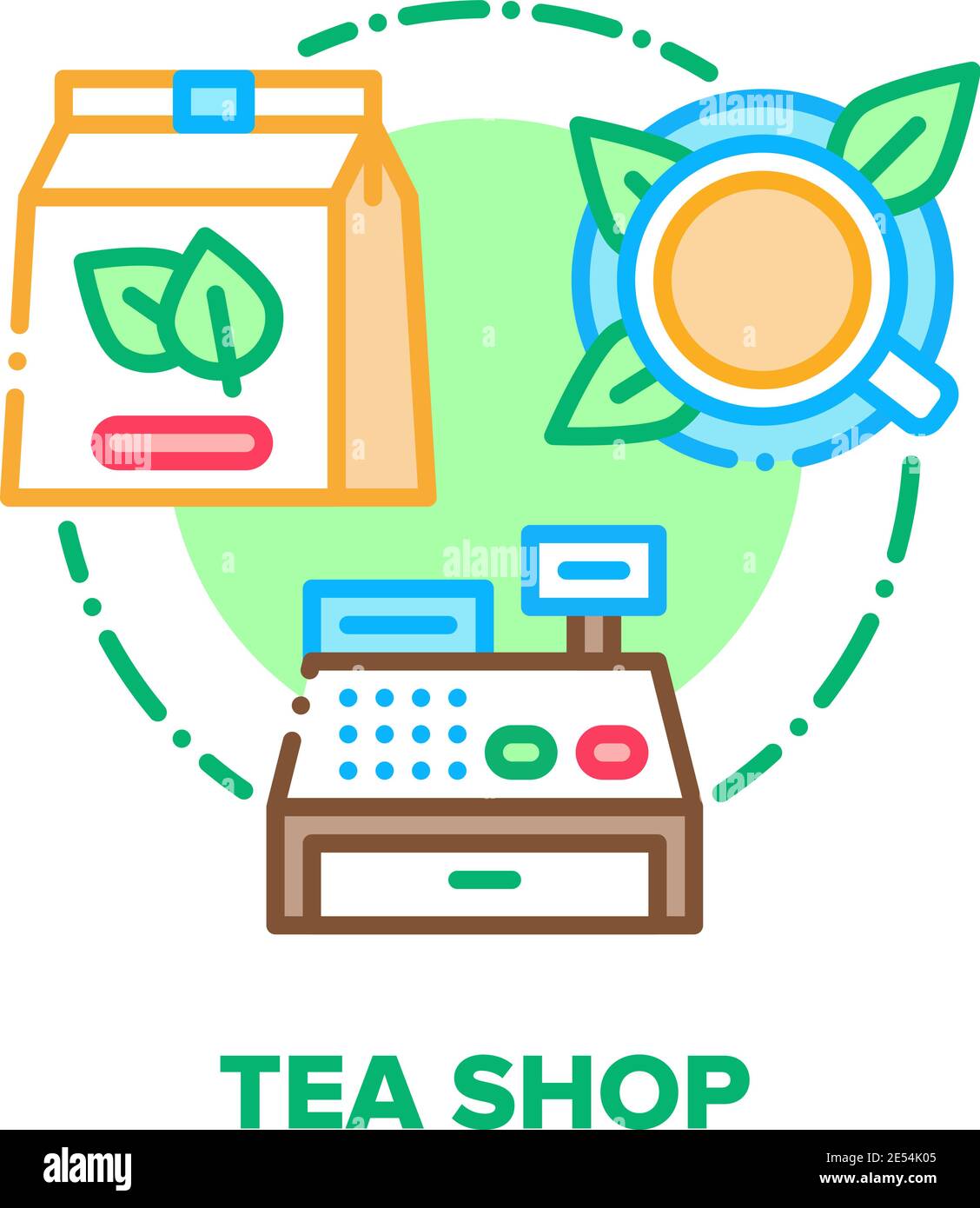 Indian tea shop Stock Vector Images - Alamy