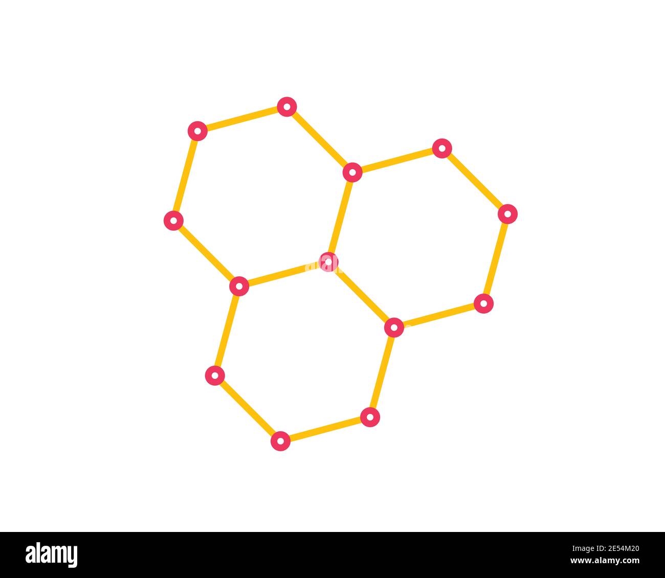 Simple chemistry formula and molecule line icon. Symbol and sign vector ...