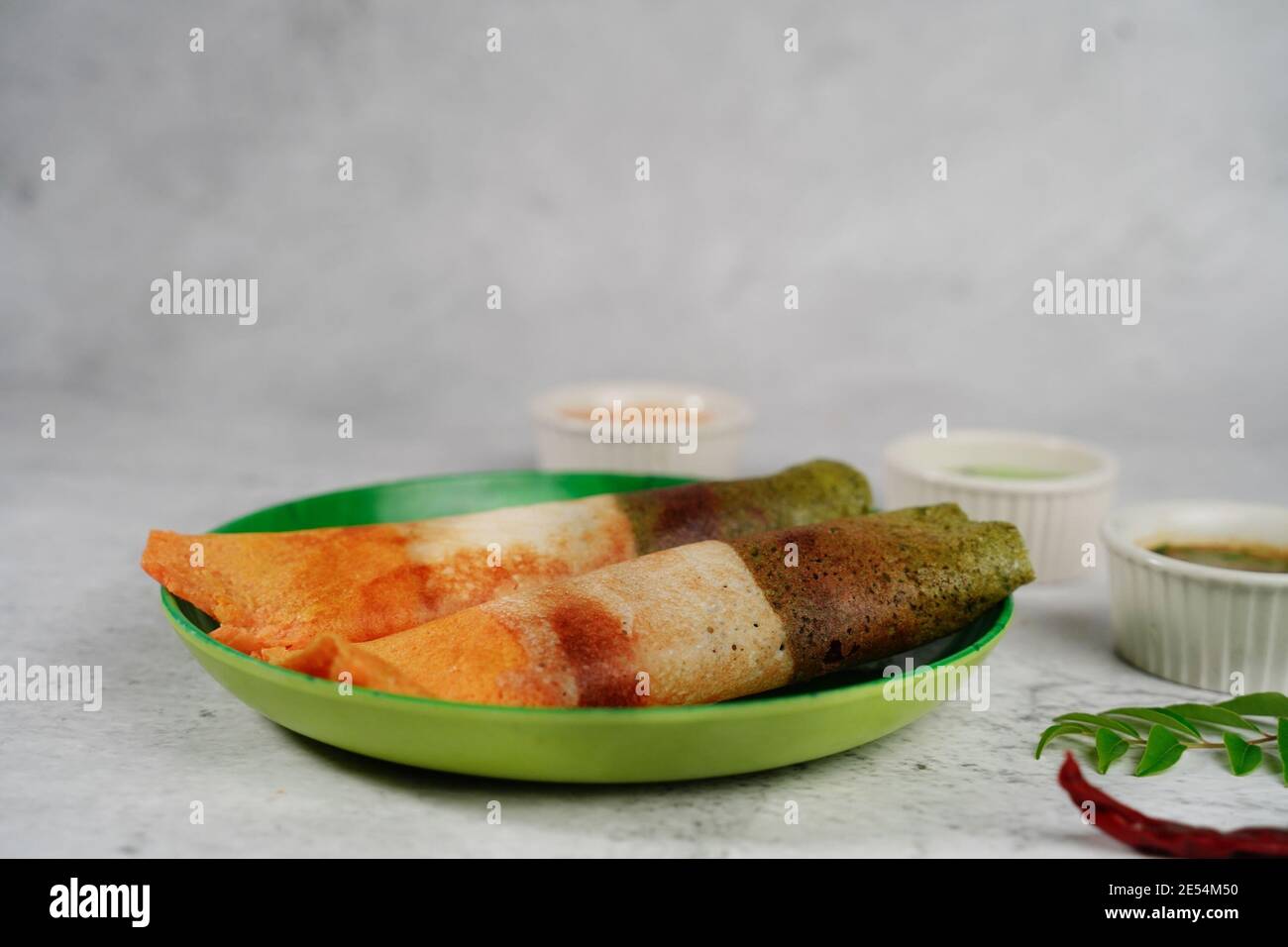 Indian flag color food - tri color dosa for Republic Independence day ...