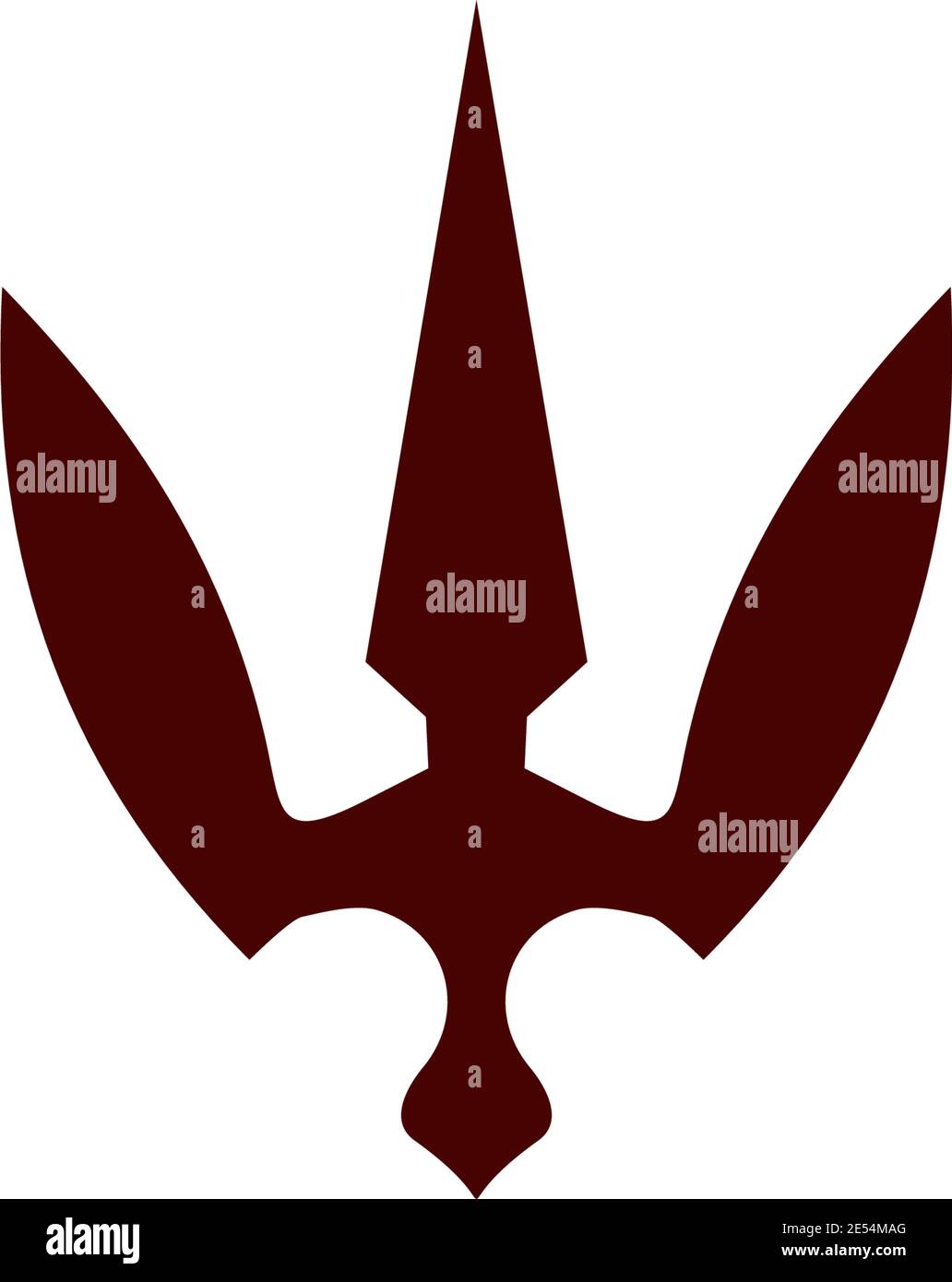 Trident weapon logo design inspiration vector template Stock Vector ...