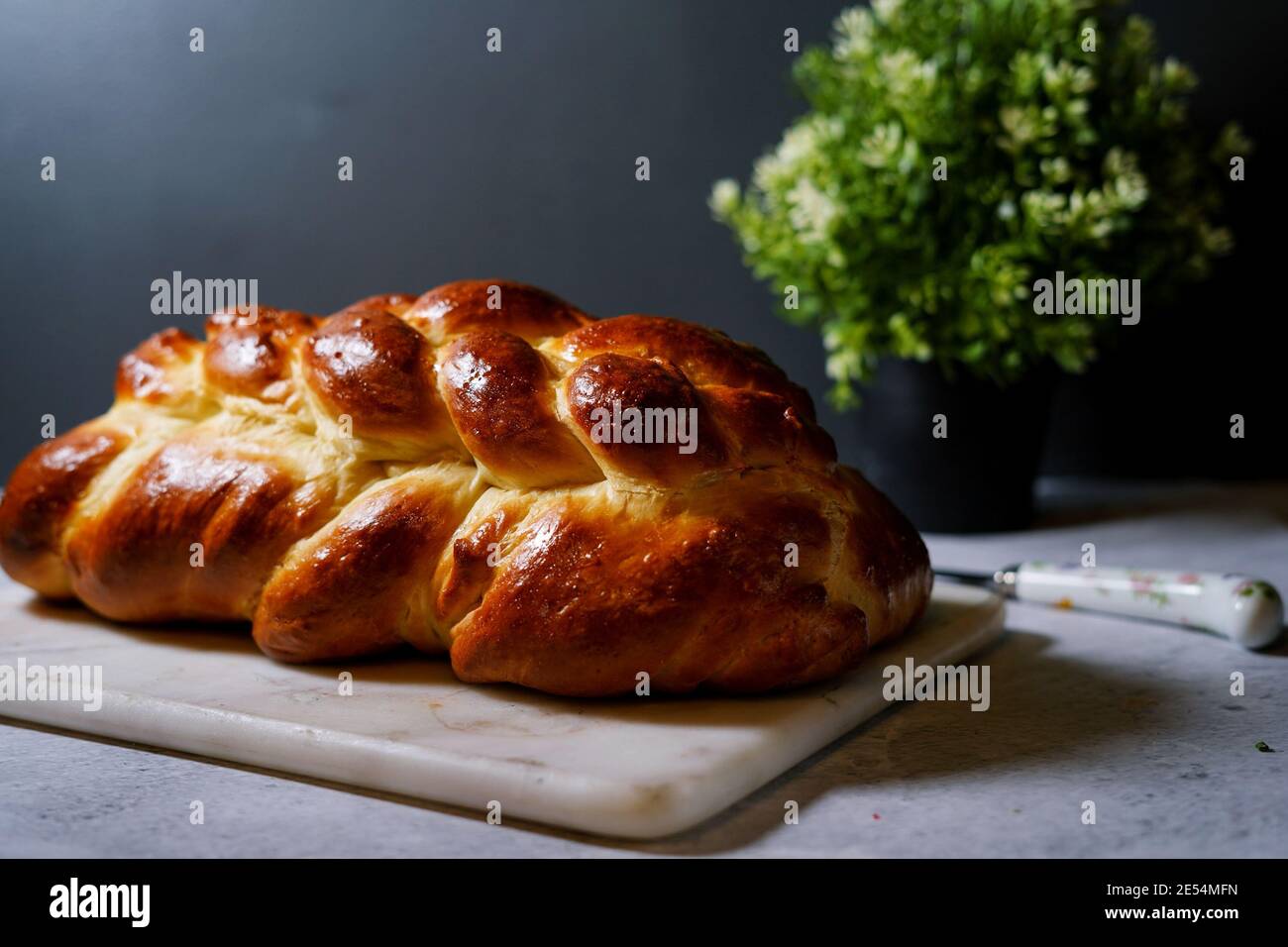 Challah traditional bread loaf hi-res stock photography and images - Alamy