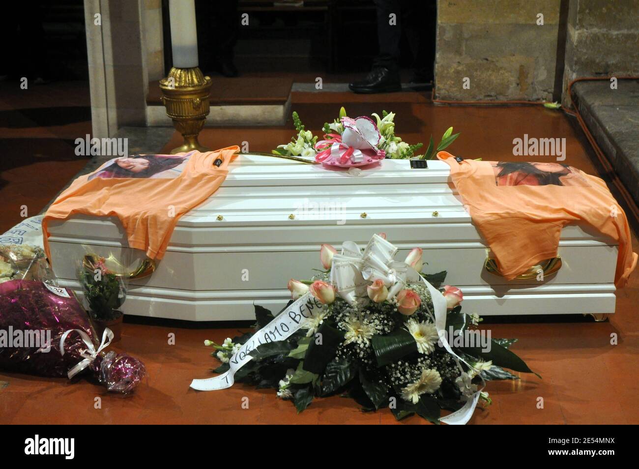 Little Girl In Casket