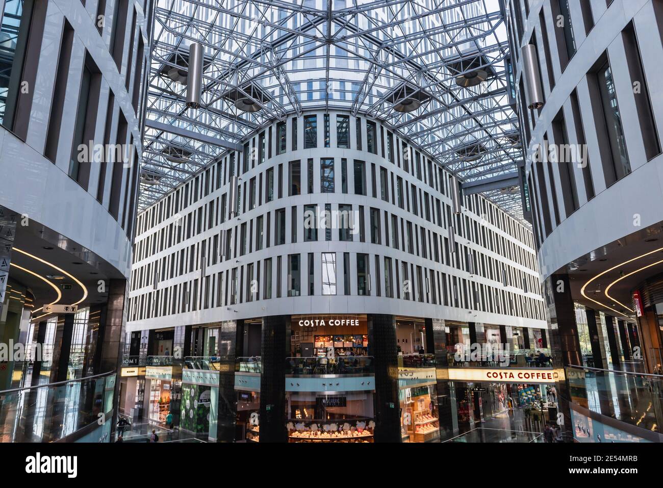 Shopping mall in Plac Unii office and commercial complex located at ...