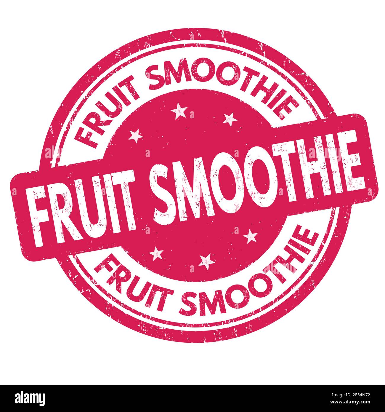 Fruit smoothie sign or stamp on white background, vector illustration ...