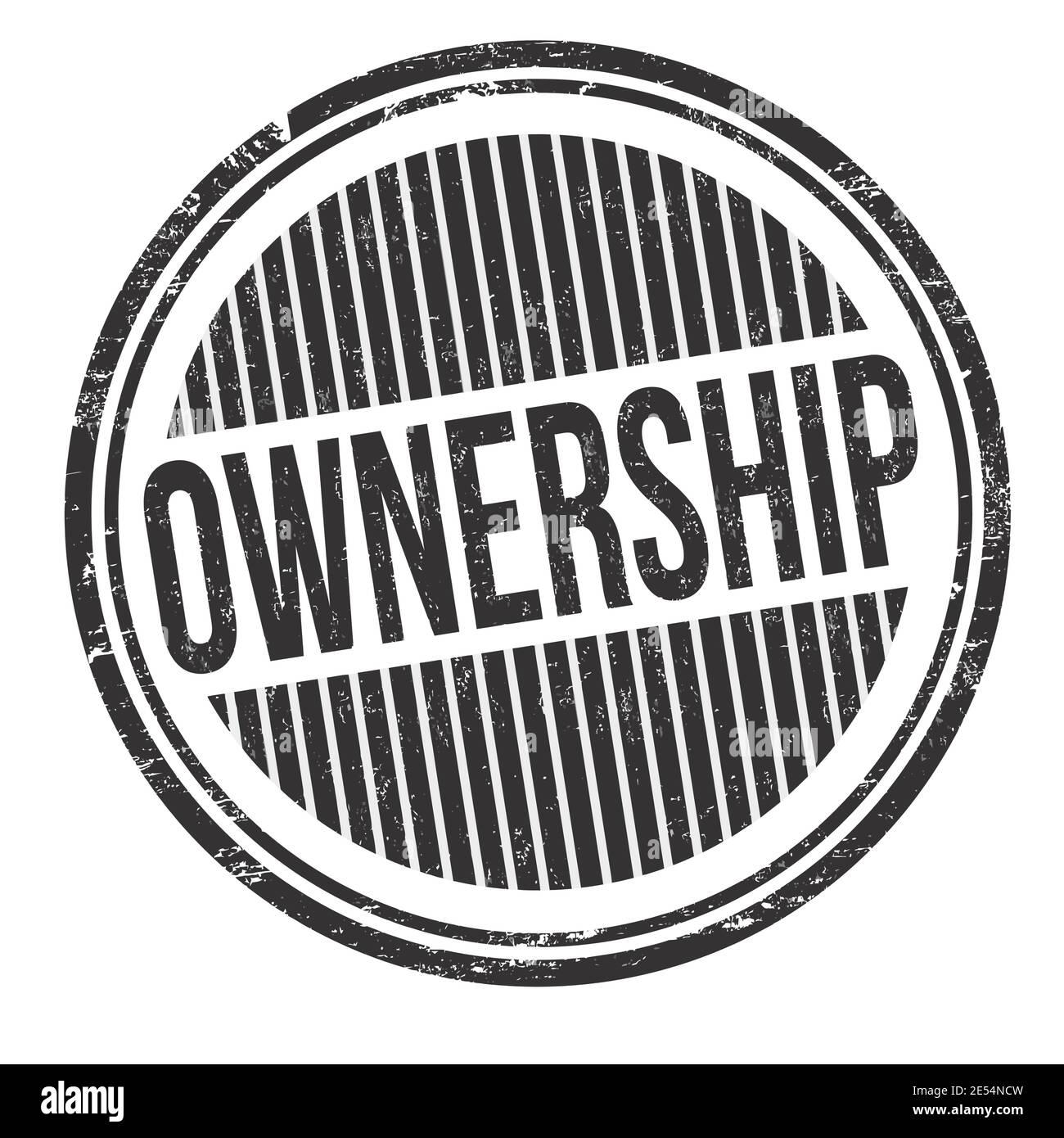 Ownership grunge rubber stamp on white background, vector illustration ...