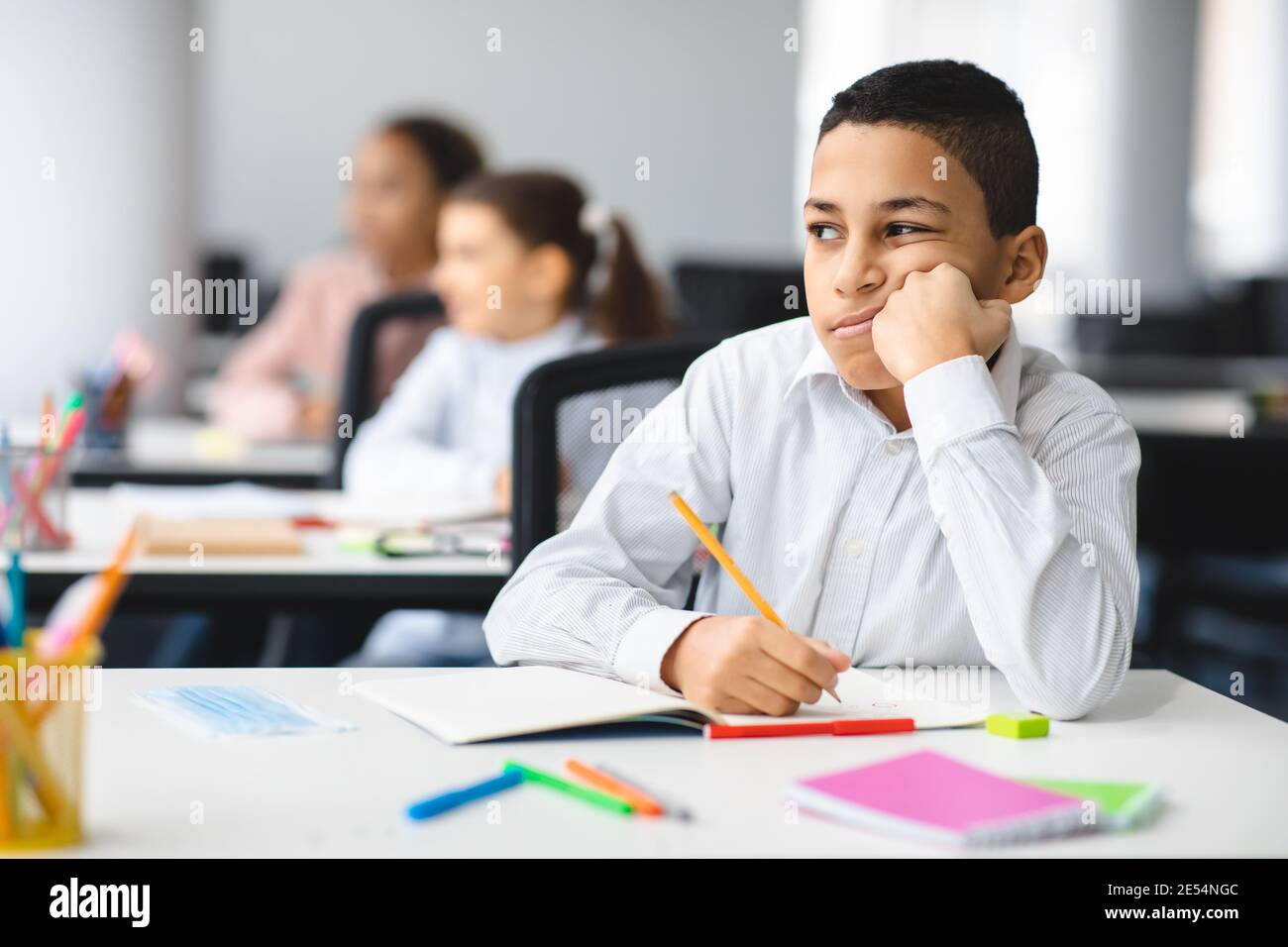 Boring Classroom Scene