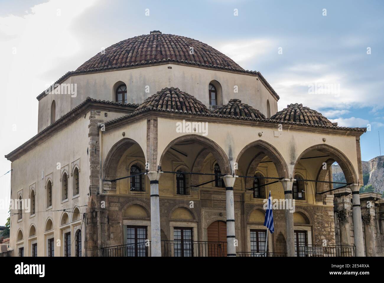 18th century Ottoman Tzistarakis Mosque on Monastiraki Square in Athens ...