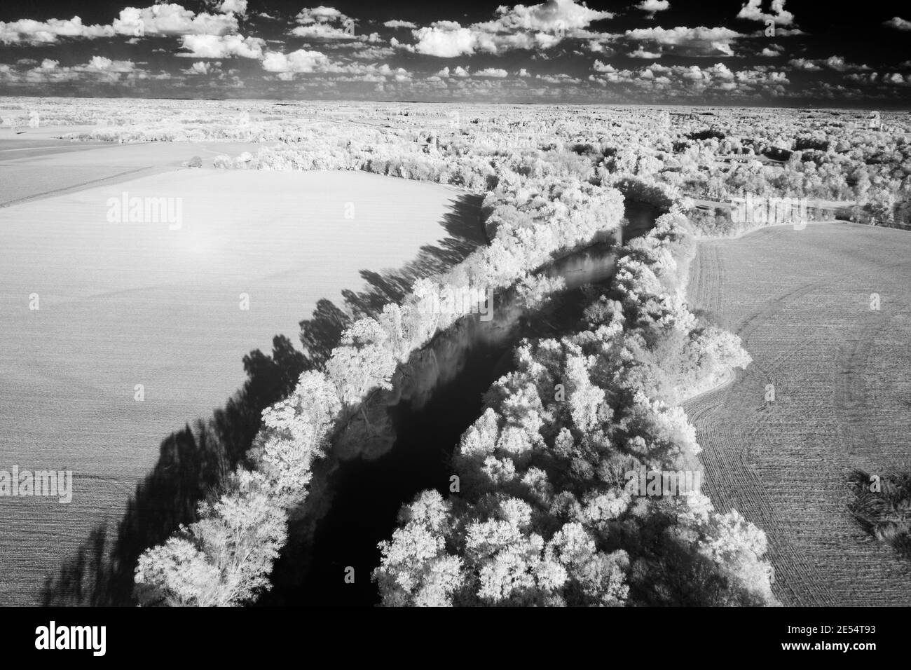 Indiana farm aerial hi-res stock photography and images - Alamy