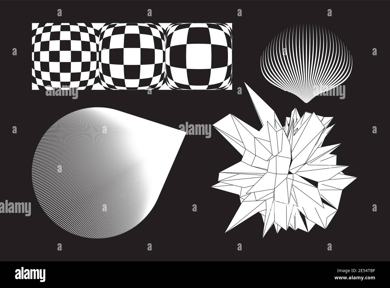 The reimagined design of 80-90s, retro-futurism, brutalist style. New ...