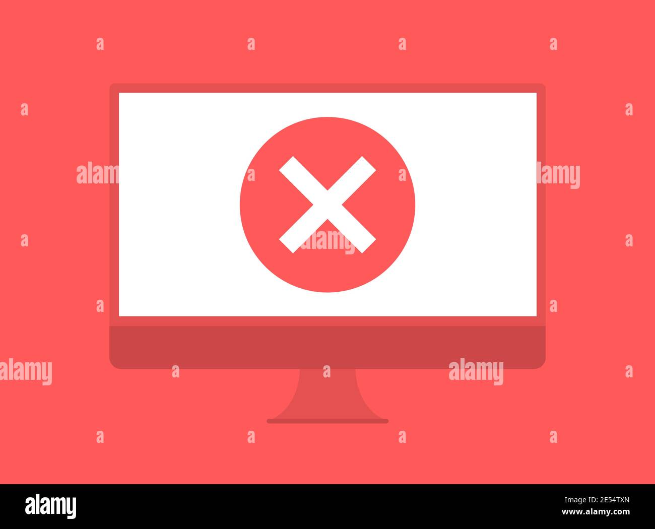 Pc monitor no background Stock Vector Images - Alamy