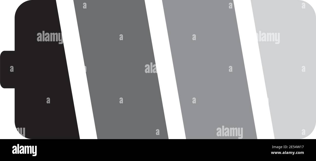 Battery indicator icon vector vectors Cut Out Stock Images & Pictures ...