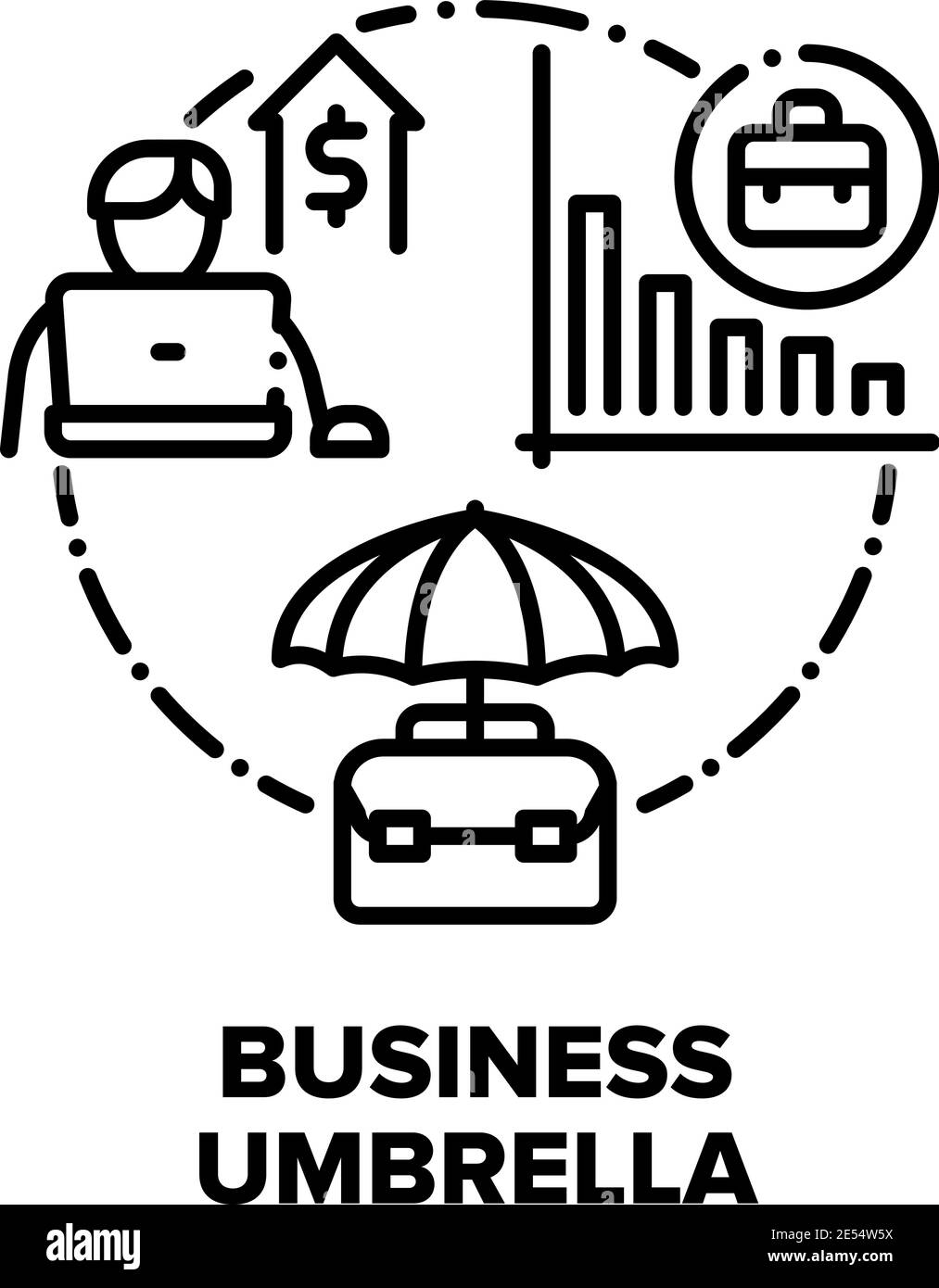 Umbrella diagram hi-res stock photography and images - Alamy