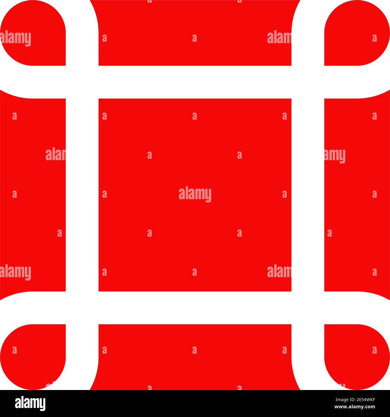 Square shape icon logo design inspiration vector template Stock Vector ...