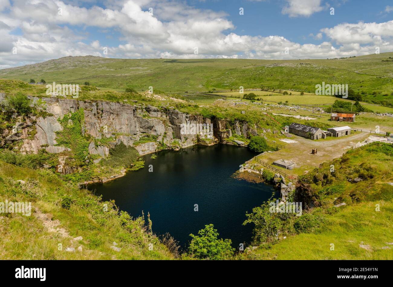 Tor Quarry, Merrivale, Dartmoor, Devon, UK Stock Photo - Alamy