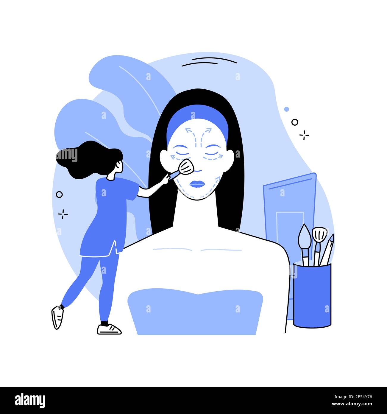 Cosmetology abstract concept vector illustration Stock Vector Image ...